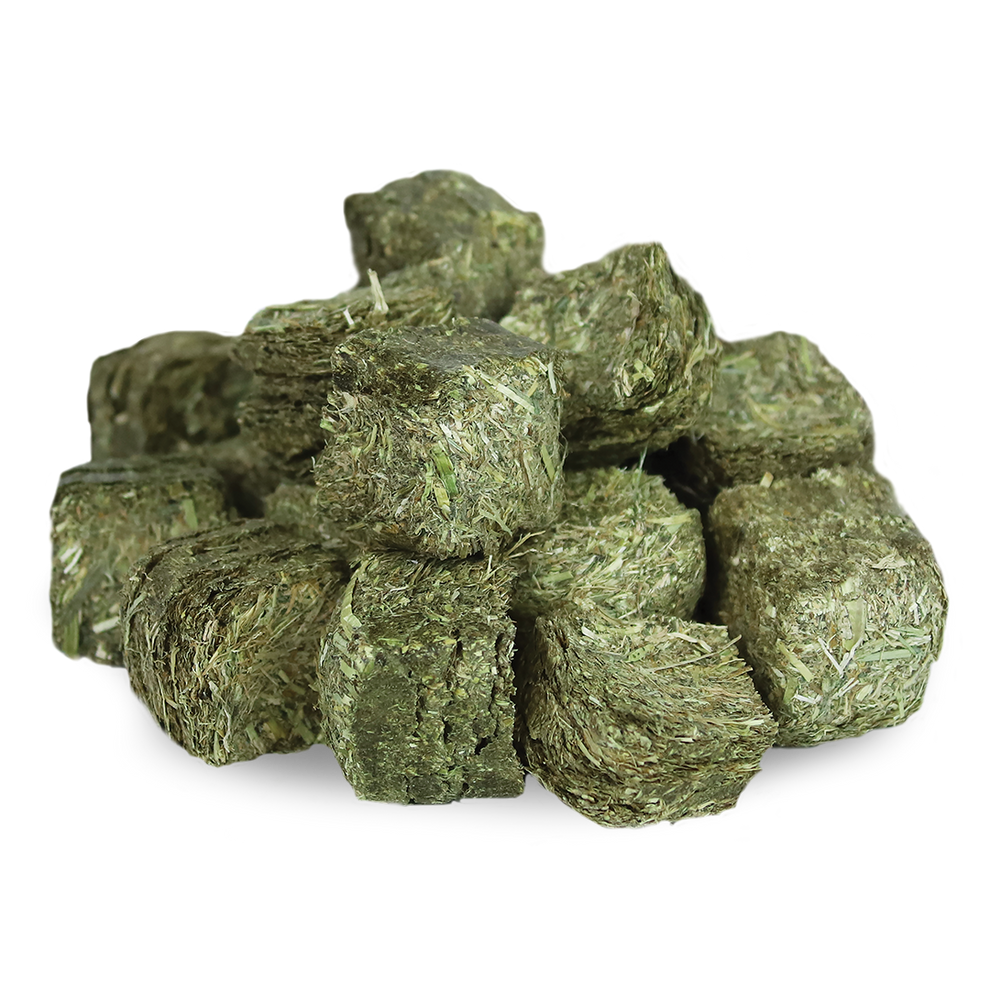 Lucerne and Oaten Hay Cubes - 2KG - Small Animal – Multicube Stockfeeds